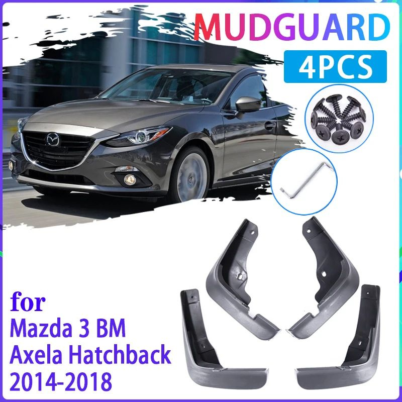 Брызговики, арт. Mazda 3 BM Axela Hatchback 2014 2018 2015 2016 2017 ...
