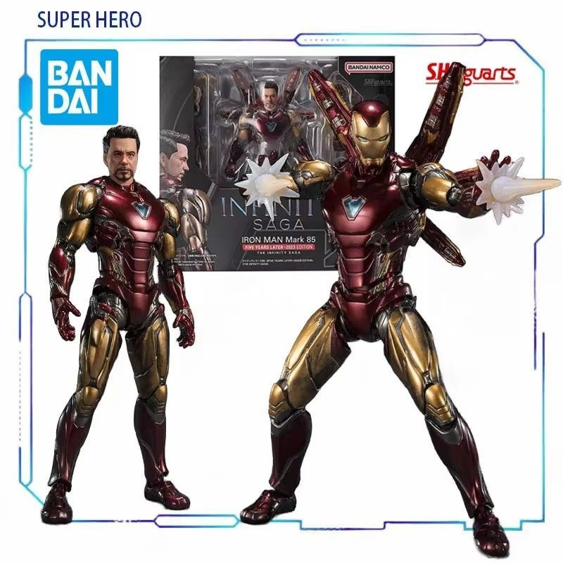 Оригинальный модельный комплект BANDAI S.H.Figuarts MARVEL STUDIOS Iron Man MK85 INFINITY SAGA ...