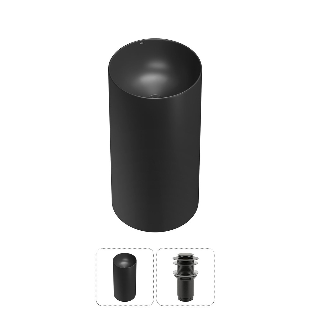 Напольная раковина для ванной Wellsee Callipy Art 20215549R в наборе 2 ...