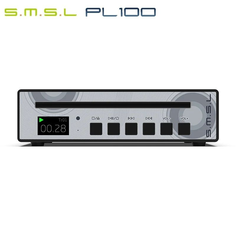 SMSL PL100 CD проигрыватель CS43131 оптический коаксиальный 3,5 мм ...