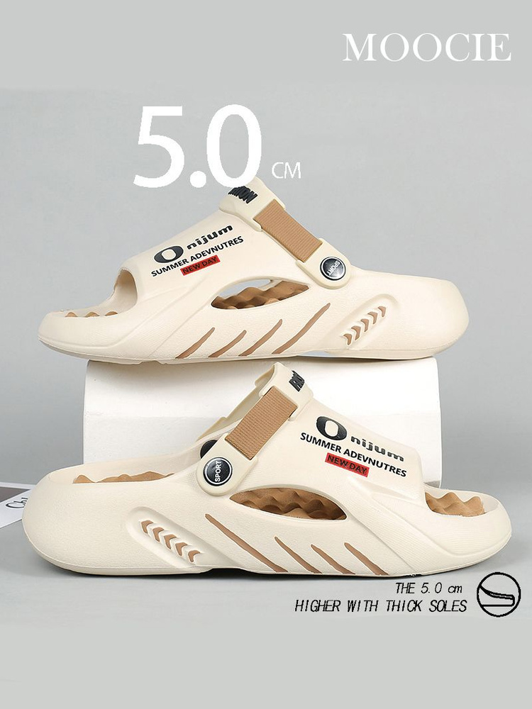 Шлепанцы Мужской, Женский MOOCIE, размер 38 EVA Толстая подошва Лето купить c доставкой на OZON ...