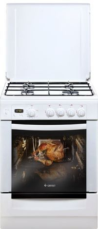 Газовая плита Gefest 6100-03 белый купить c доставкой на OZON по низкой цене (1957032628)