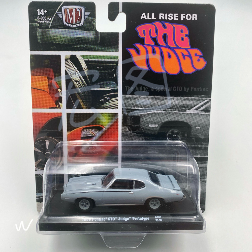 Машинка 1/64 M2 Machines Car model toy 1969Pontiac GTO Judge Prototype купить на OZON по низкой ...