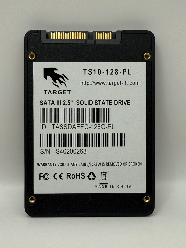 128 ГБ Внутренний SSD-диск TARGET TLC 3D NAND TS10 (TASSDAEFC-128G-PL ...