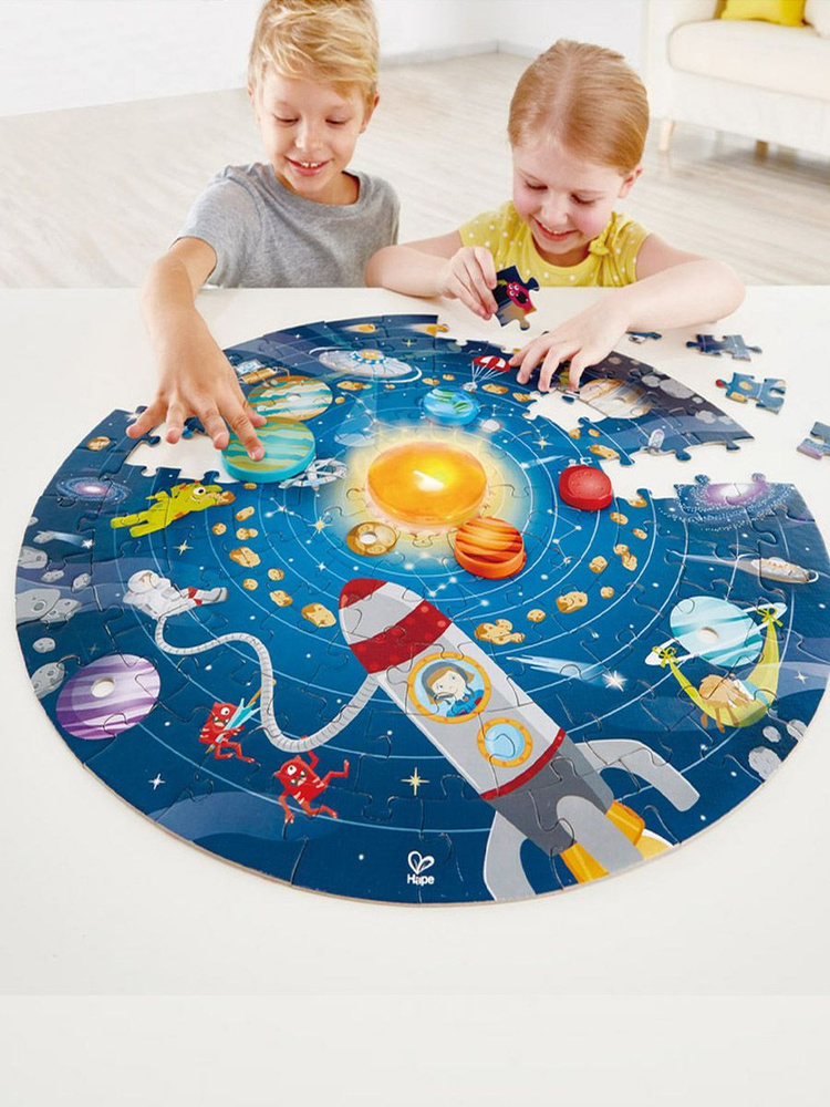 Пазлы-головоломка "Солнечная система" Hape купить на OZON по низкой цене (182387719)