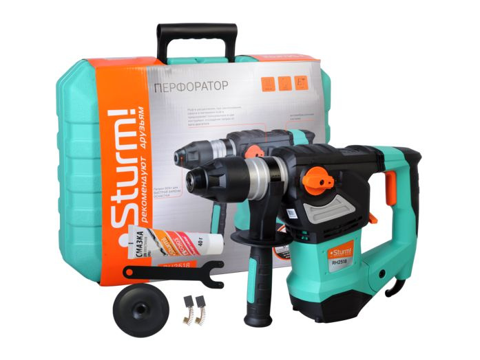 Перфоратор Sturm! 1850Вт, 900 об/мин,3 режима, ВЕРТИКАЛ, метал корп ...