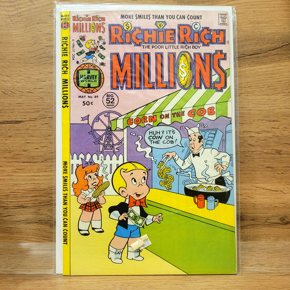 Раритетный Комикс Richie Rich Money Millions #89. 1975 Год. Комикс ...