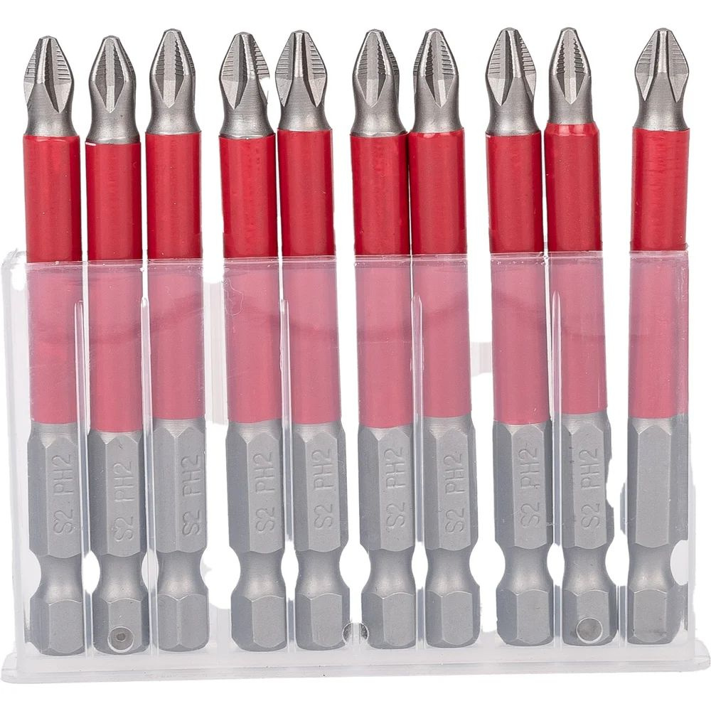Бита (10 шт; PH2; 70 мм; 1/4" E6.3) Quadro Torsion 410270 купить на OZON по низкой цене (2851042485)