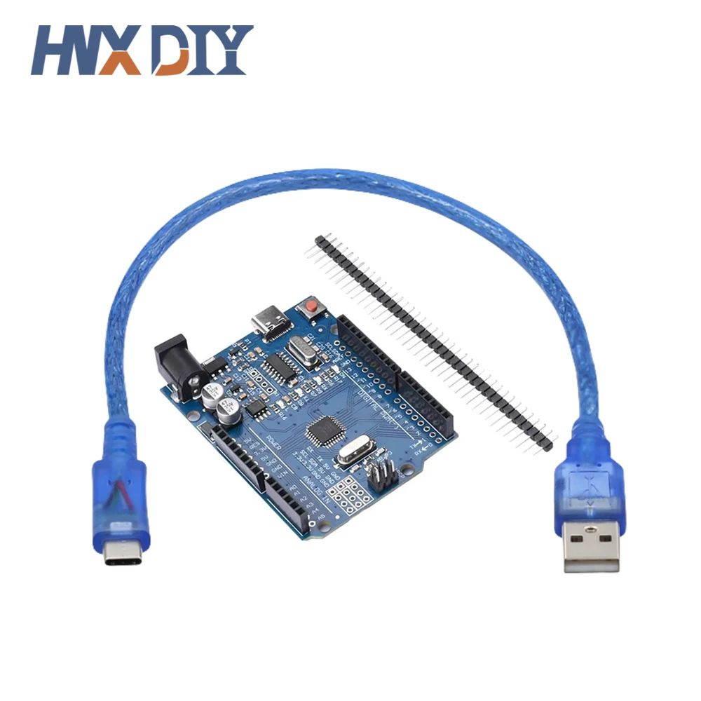 1-10 шт. R3 CH340G MEGA328P чип UNO R3 с USB/TYPE-C КАБЕЛЕМ ATMEGA328P-AU разработочная плата ...