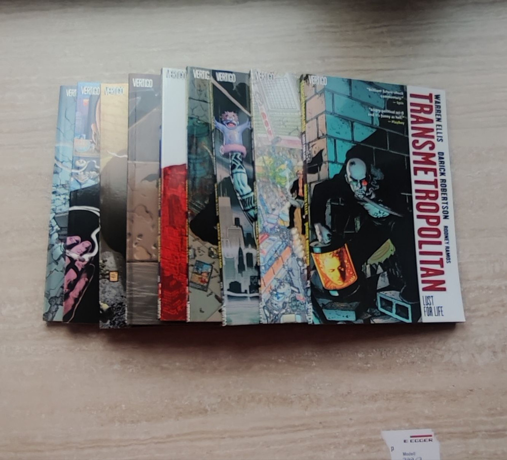 Transmetropolitan Vol 1 2 3 4 5 6 7 8 9 10 Complete DC VERTIGO WARREN ...