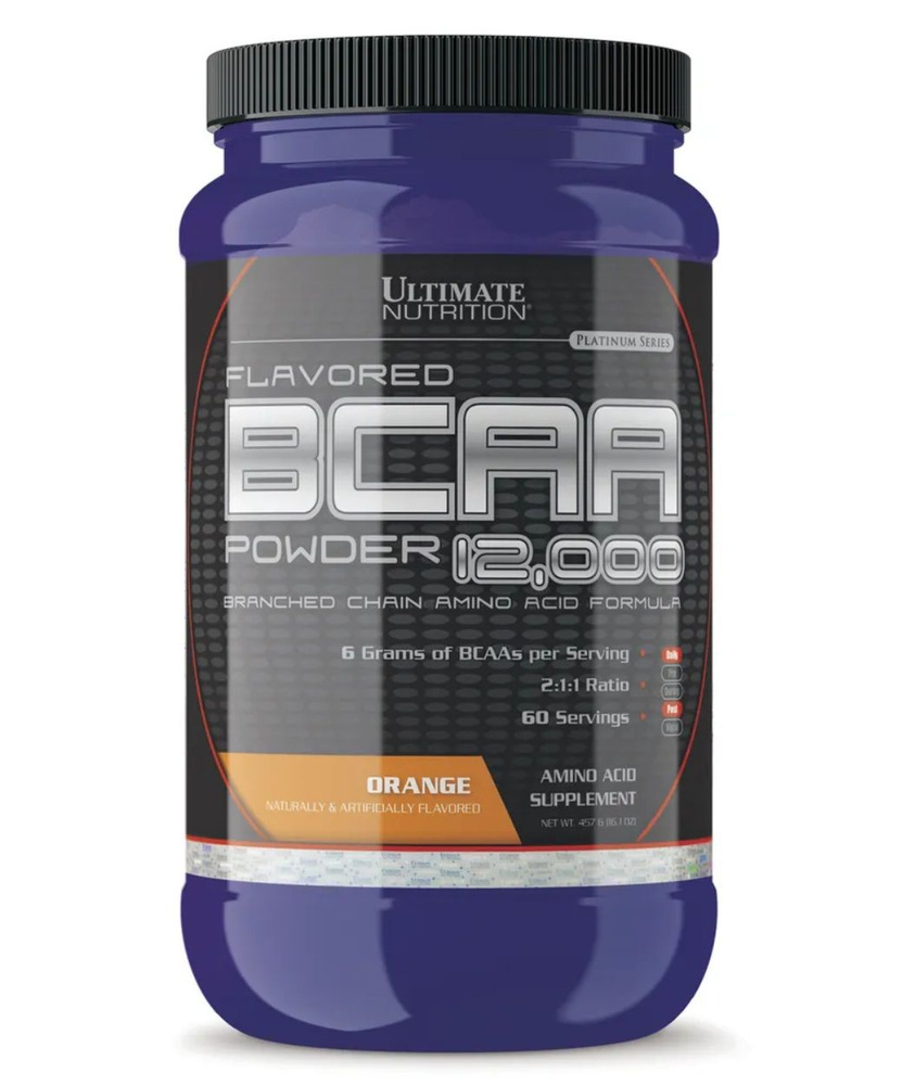 Незаменимые аминокислоты Ultimate Nutrition BCAA Powder 12000 - 457 г ...