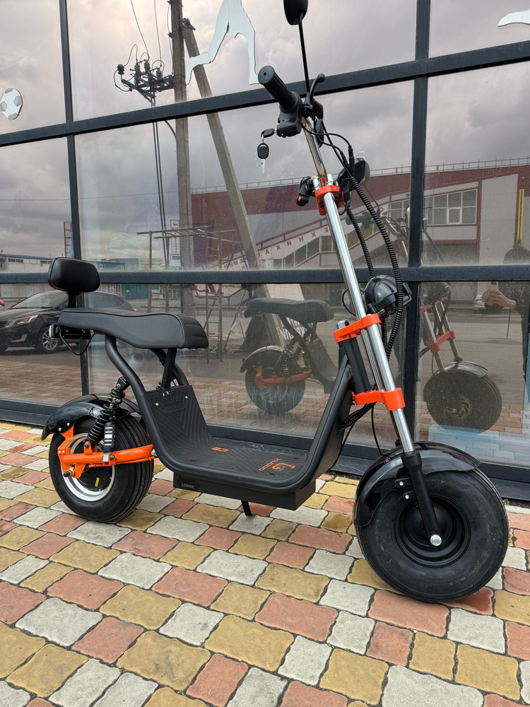 Электроскутер Kirin Kugoo C2 (48V/15Ah/1200W), двухместный с большими ...