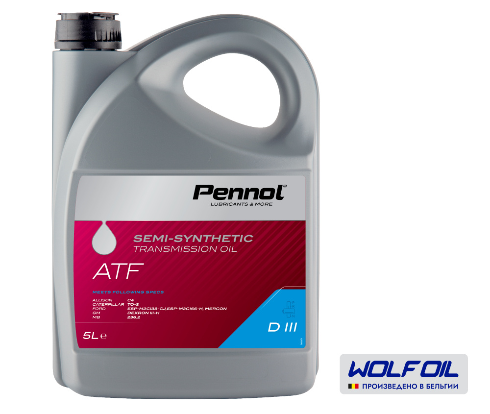 Atf d iii масло трансмиссионное полусинт. 5l PENNOL 1047512 купить c ...