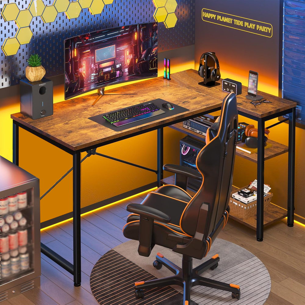 Игровой компьютерный стол DNZ-L, 120х80х73 см купить c доставкой на ...