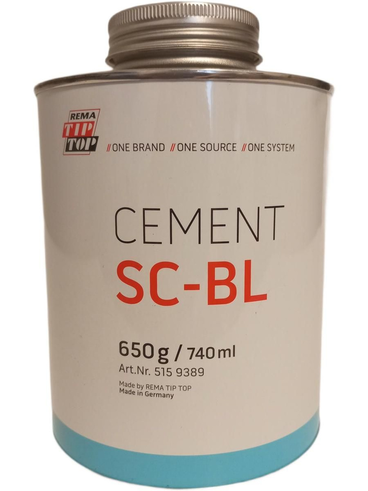 Клей-цемент Rema Tip-Top CEMENT SC-BL для самовулканизации, 740мл ...