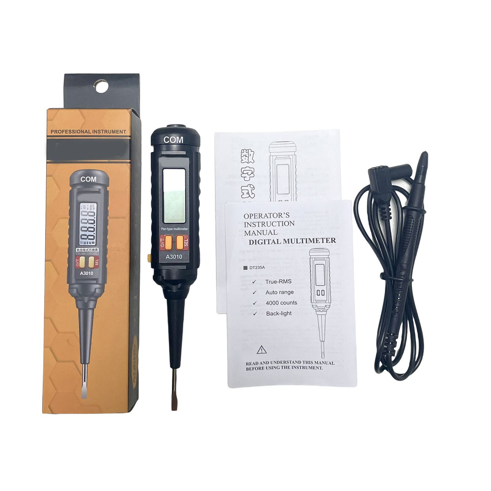 2 в 1 Мультиметровый 4000COUTS Tester Pen Digital Test Meter купить на ...