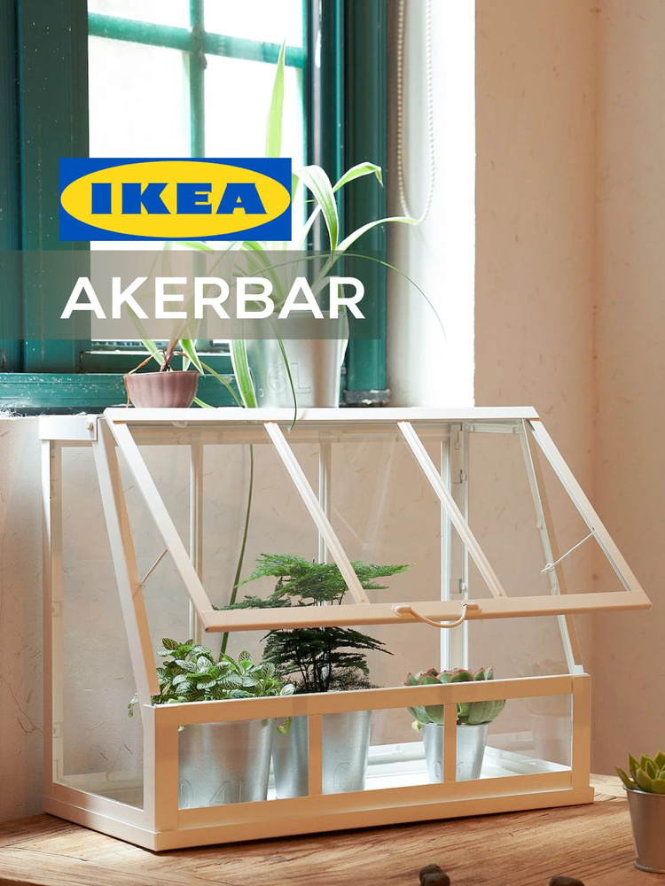 Мини теплица ИКЕА / Флорариум домик IKEA AKERBAR купить на OZON по ...