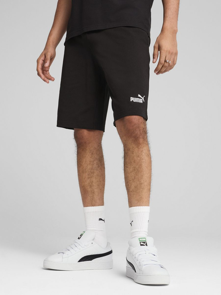 Шорты PUMA ESS No. 1 Logo Jersey Shorts 10'', мужские, спортивные ...