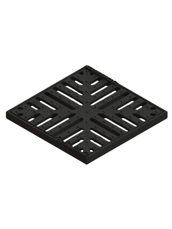 Чугунная решетка для дождеприемника (кл.А15) PolyMax Basic 300х300 Standartpark купить на OZON ...