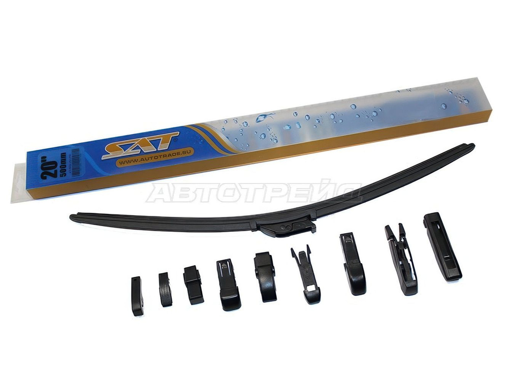 Щетка стеклоочистителя бескаркасная, 20" 500мм для Хендай Акцент, Пони ...