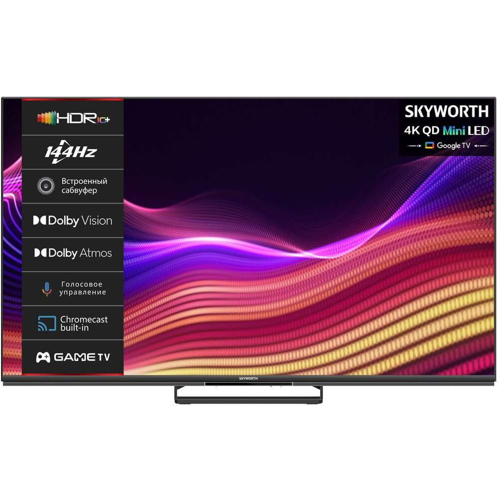 Skyworth Телевизор 55X87G Mini-LED Smart TV 55" 4K UHD, черный купить ...