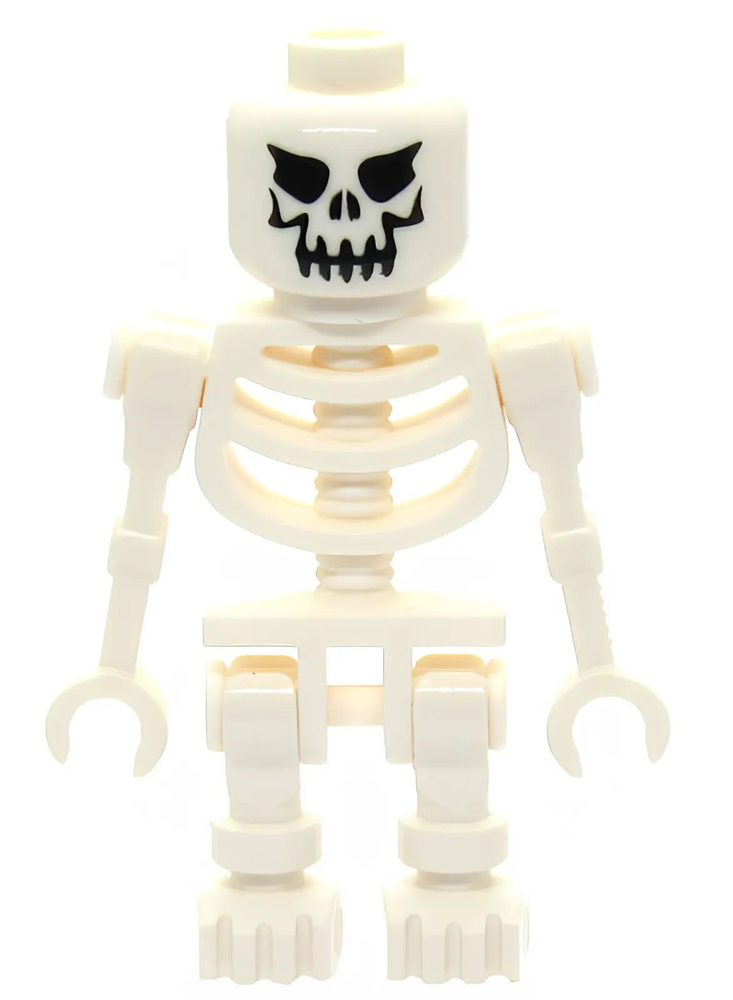 Минифигурка Lego Skeleton, Fantasy Era Torso with Evil Skull gen018 U ...
