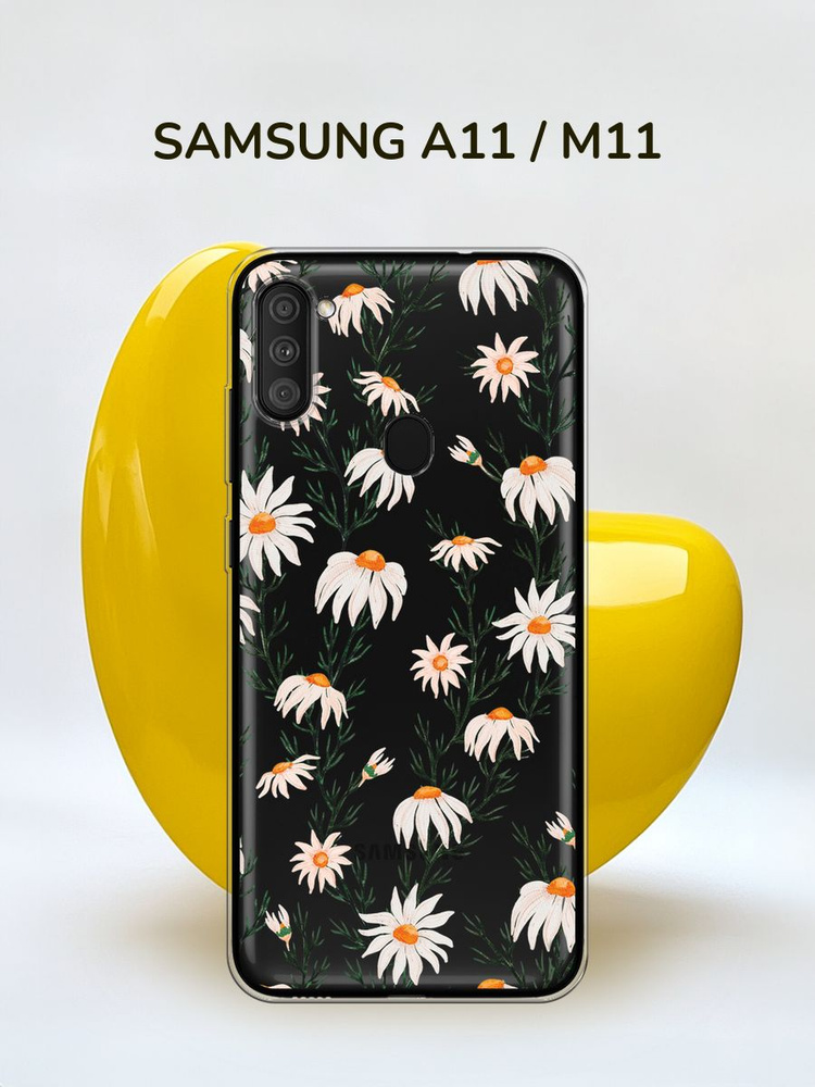 Силиконовый чехол на Samsung Galaxy A11/M11 / Самсунг A11/M11 "Летний ...