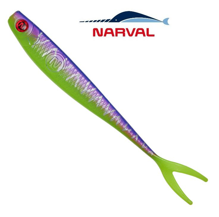 Приманка силиконовая Narval Fishing Skinny Slug 20cm цв. #050-Acid Plum ...