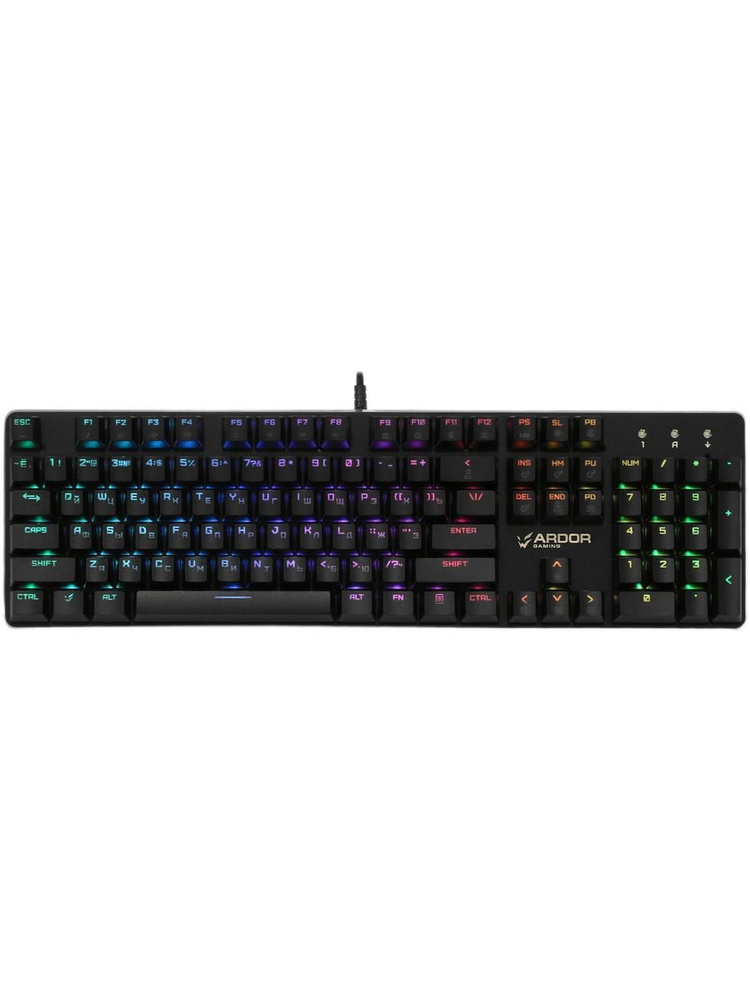 ARDOR GAMING Игровая клавиатура проводная Blade, (Kailh Blue), Русская ...