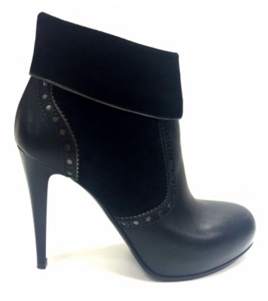 Ботильоны Женский Norma J.Baker черный, размер 39 Демисезон Молния Италия купить c доставкой на ...