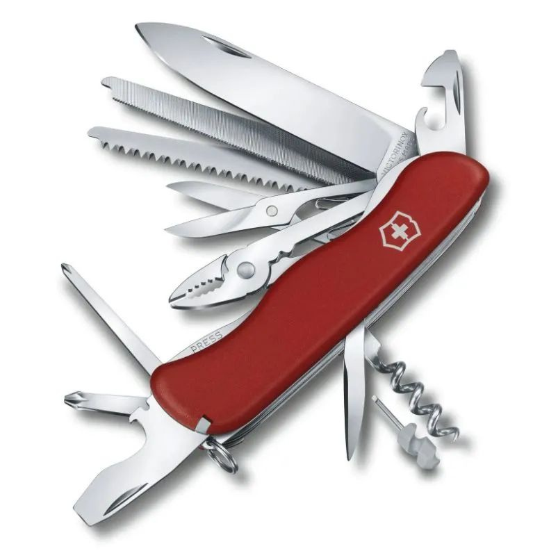 ШвейцарскийножWork Champ 0.8564, 111 мм., 21 функция. купить на OZON по ...
