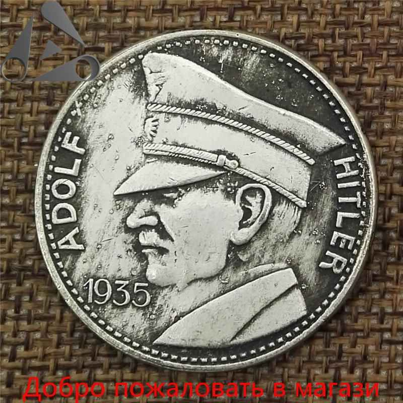Германия 1935 Монета Белая Медная Монета Серебряный Доллар Коллекция купить на OZON по низкой ...