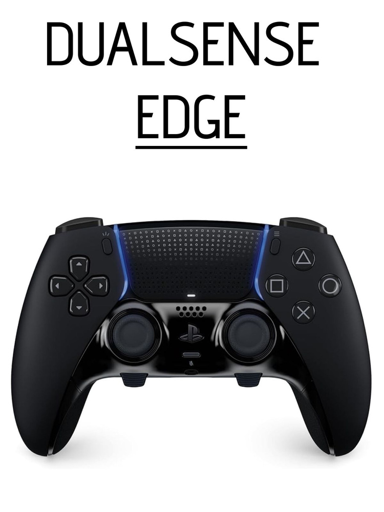 DualSense EDGE Midnight Black для Sony PlayStation 5, геймпад ...