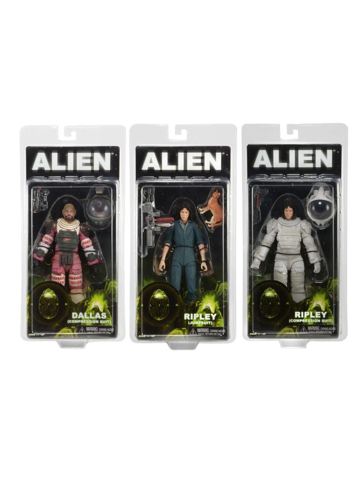 фигурки Neca Alien 7 inch Series Action Figures Xenomorph Dallas ...