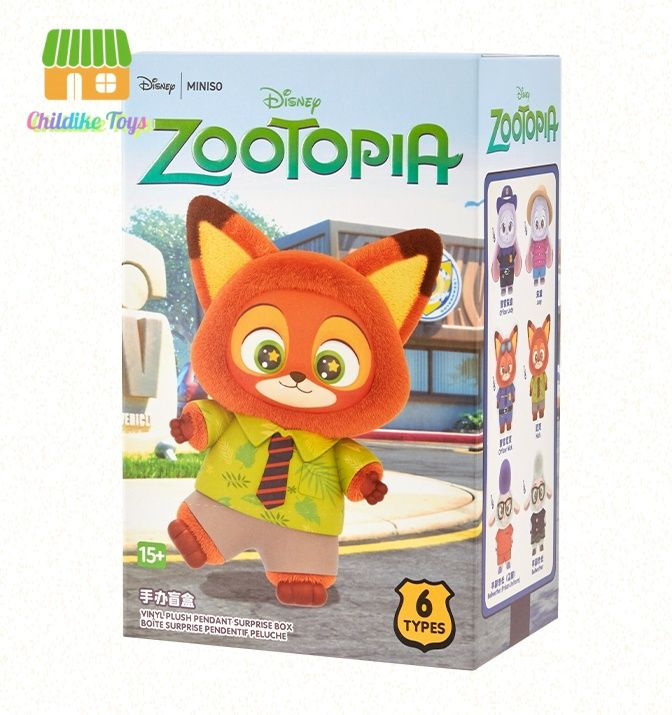 MINISO Disney Zootopia Series Blind Box Мягкая игрушка в подарок ...