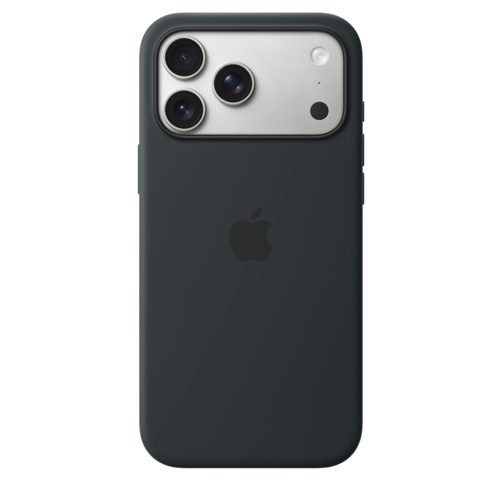Чехол Apple для iPhone 17 Pro Max Silicone Case with MagSafe – Black ...