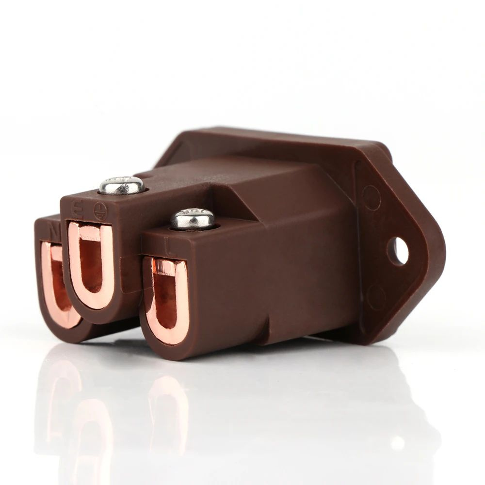 Monosaudio HiFi IC71 позолоченный / медный AC IEC входной разъем ...