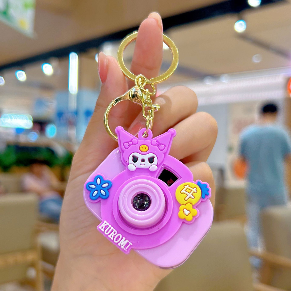 Брелок проектор с Pudding Dog милый брелок для ключей с проекцией фото ...