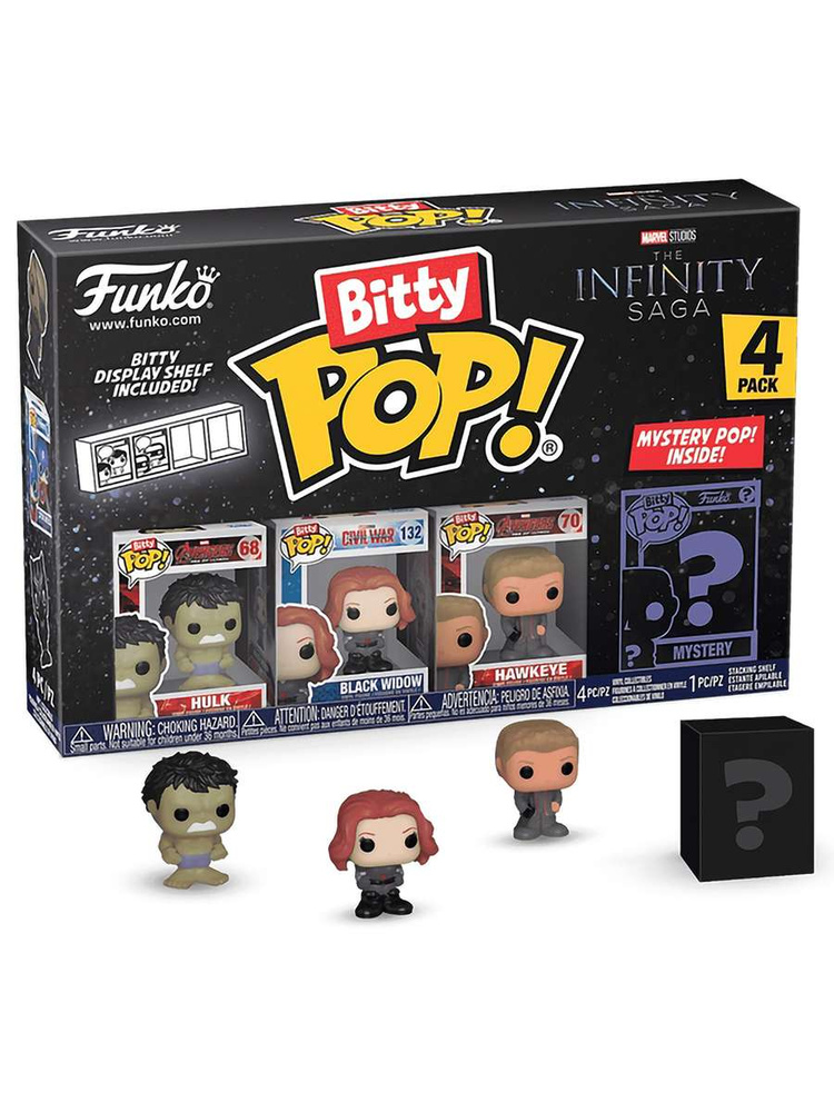 Фигурка Funko Bitty POP! Marvel Infinity Saga S2 Hulk+Black Widow ...