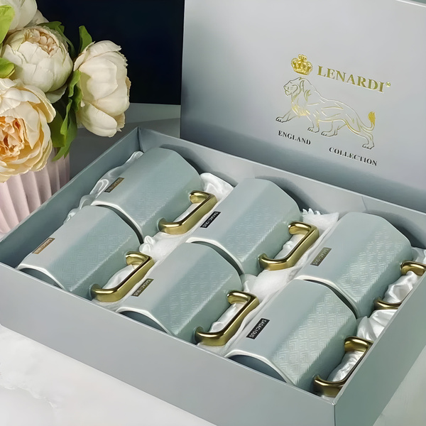 Сервиз чайный Глазурованное покрытие Lenardi, на 6 перс. купить c доставкой на OZON по низкой ...