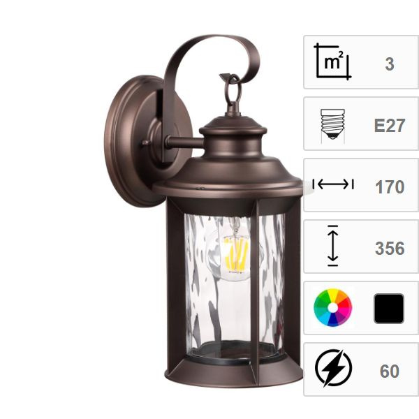 Ландшафтный настенный светильник Odeon light 4961/1W MAVRET купить на ...