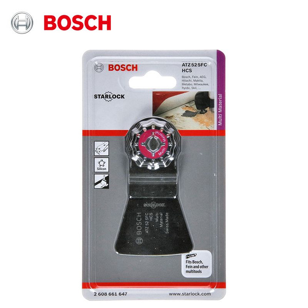 Скребок из нескольких материалов Bosch Star Lock ATZ 52 SFC для ...