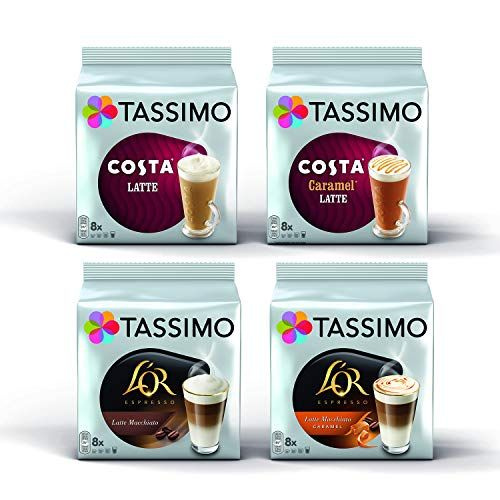 Набор Tassimo Latte Costa Latte, 4 упаковки (32 порции) купить на OZON ...