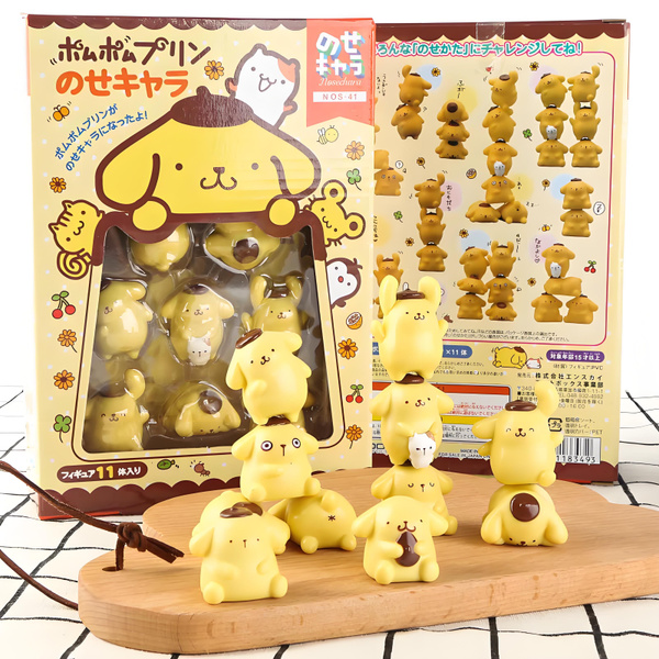 Модели персонажей из аниме "Pom Pom Purin", 11 штук, красиво упакованы ...