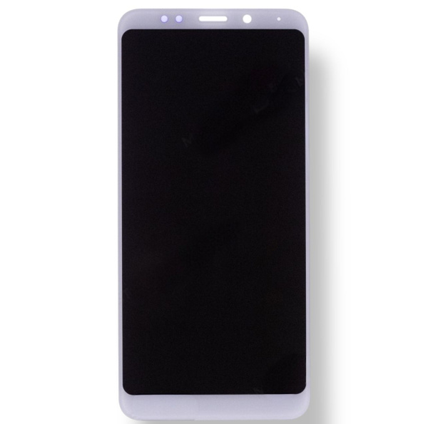 Дисплей для Xiaomi Redmi 5 Plus (MEG7) в сборе с тачскрином белый (COF ...