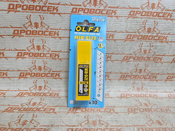 OLFA 12.5 мм, сегментированные лезвия (OL-MTB-10B) купить на OZON по ...