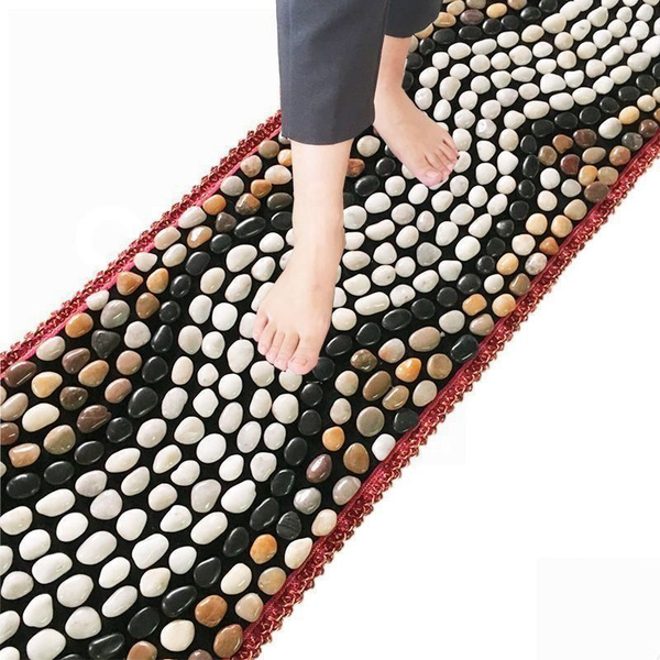 Вопросы и ответы о Доска шиацу, массаж ног галькой, артефакт для массажа ног, 40*150 – OZON ...