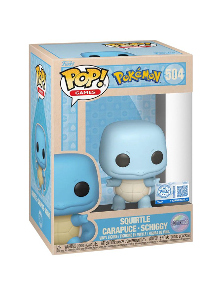 Фигурка Funko POP! Games Pokemon Squirtle (Soft Color) (Exc) (504 ...