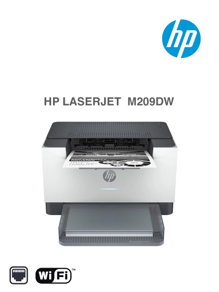 HP LaserJet M209dw монохромный лазерный принтер A4 с Wi-Fi, Bluetooth и ...