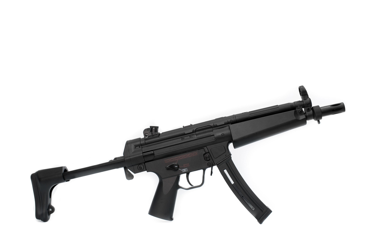 Автомат с орбизами H&K MP5 из нейлона и из металла черный купить на ...